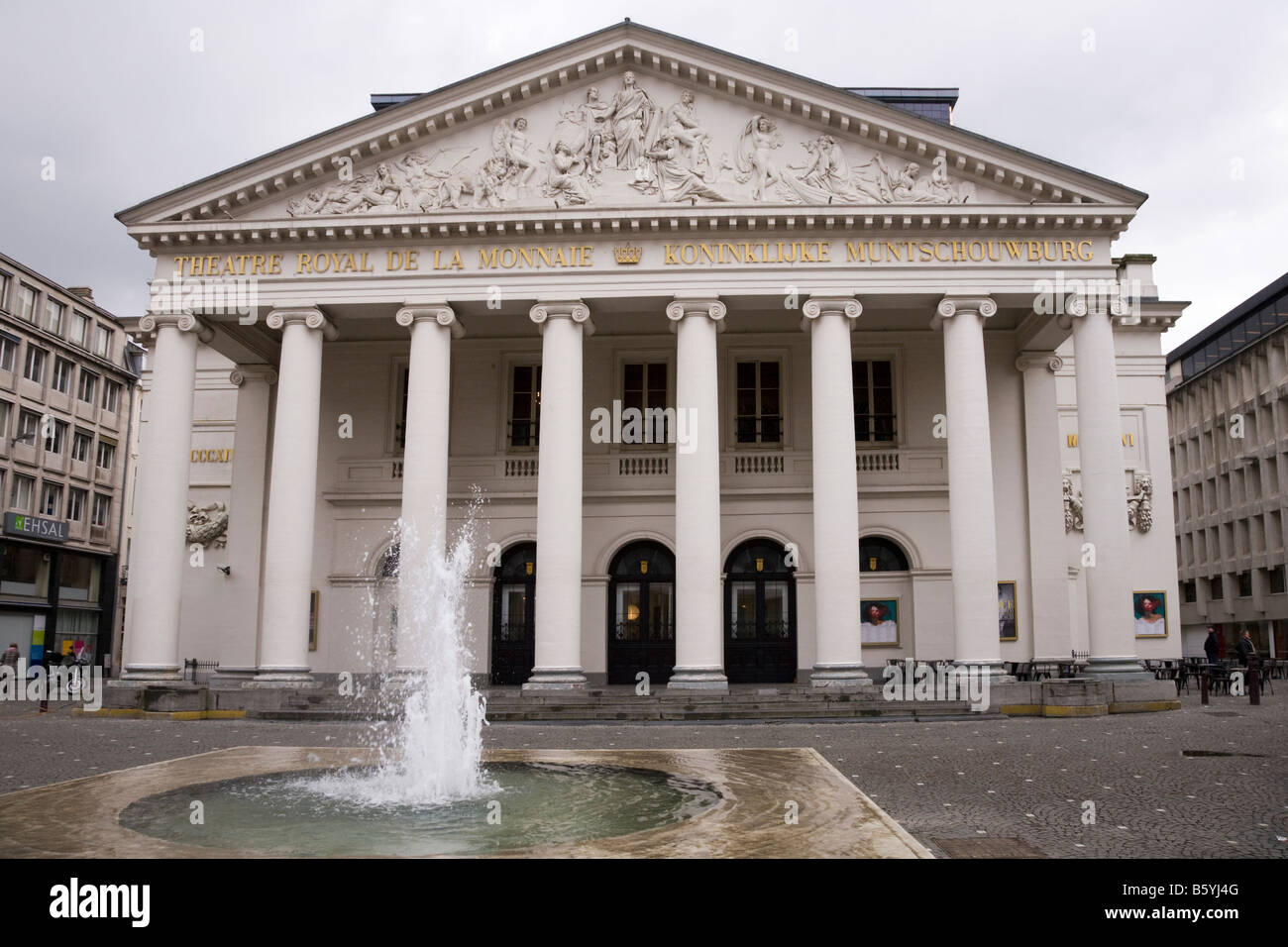 Theatre Royal de la Monnaie theatre in Brussels, Belgium. (44 Stock ...