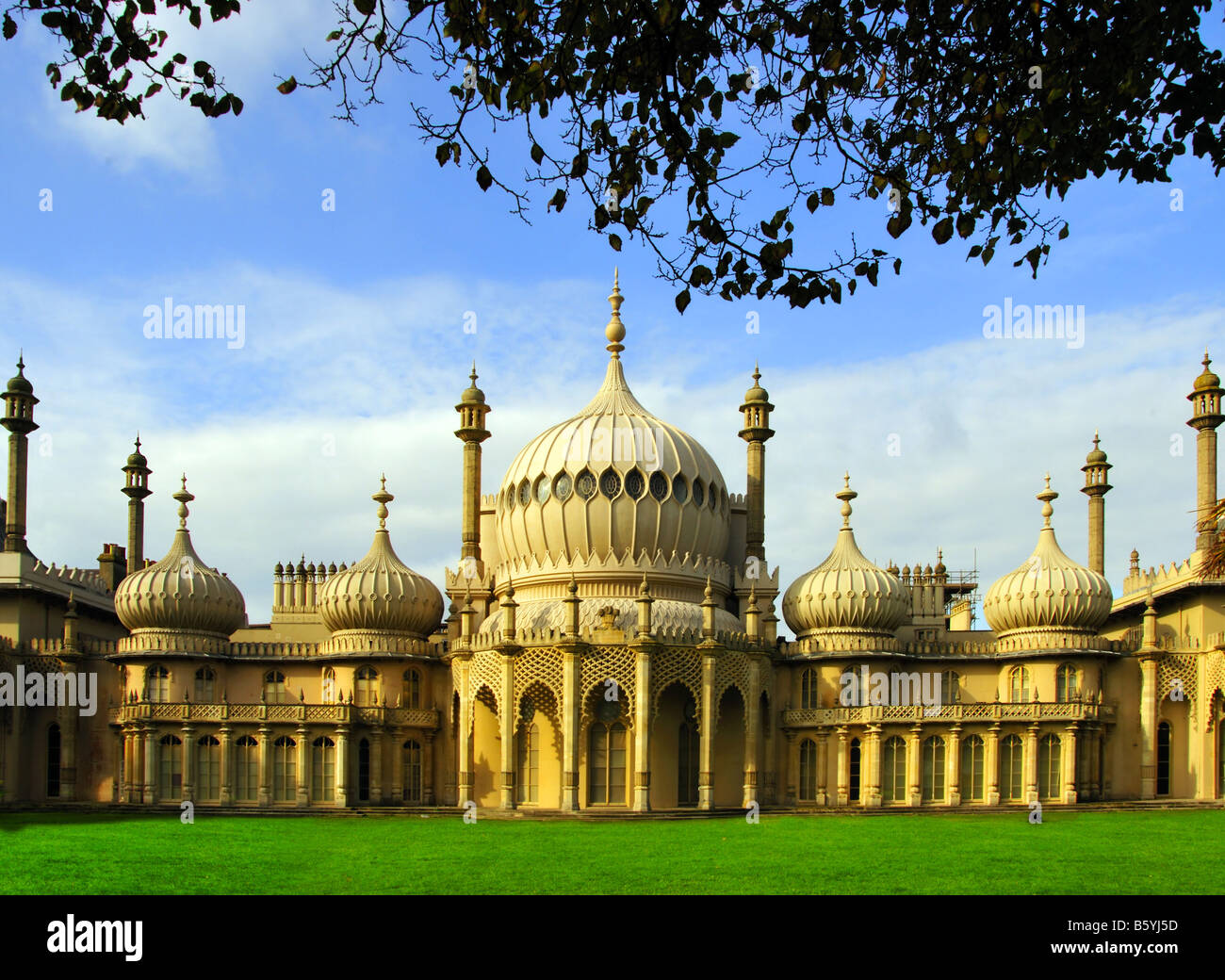 Brighton Pavilion with branches Stock Photo - Alamy