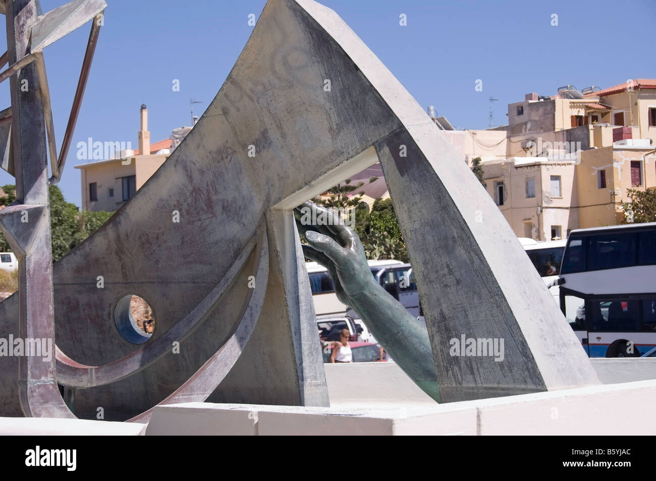 Bronze chania monument hi-res stock photography and images - Alamy