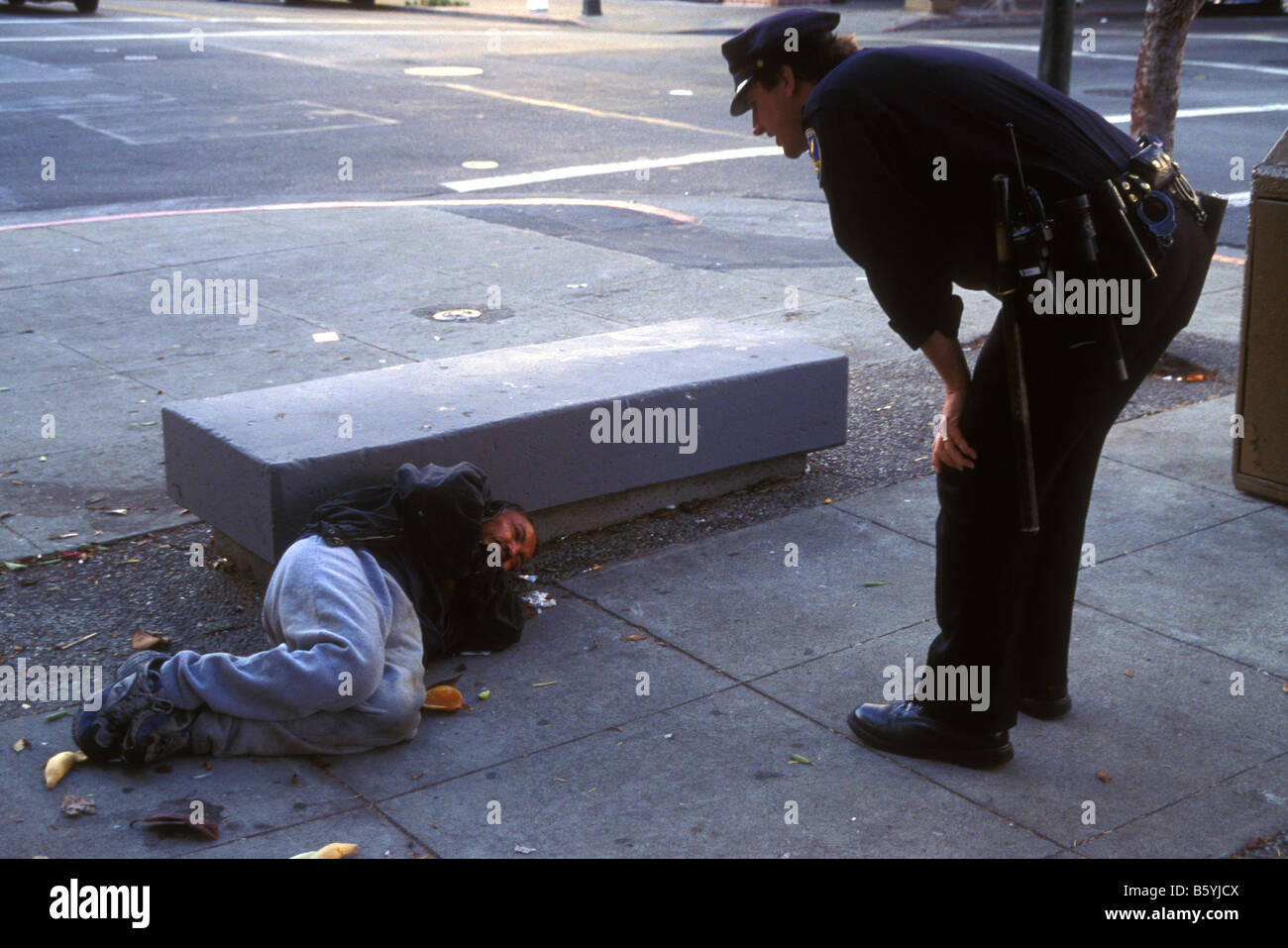Homeless police san francisco hi-res stock photography and images - Alamy