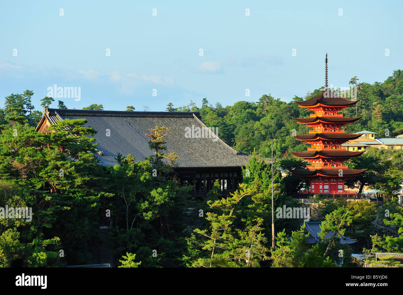 Hokoku Shrine, Miyajima cho, Hatsukaichi, Hiroshima Prefecture, Japan ...