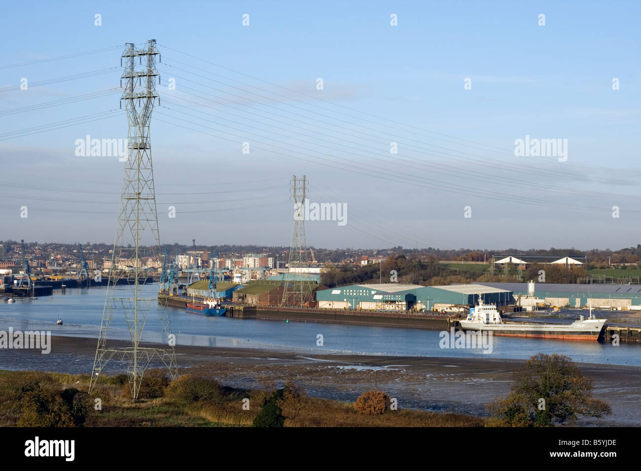 View of the river Orwell Stock Photo - Alamy