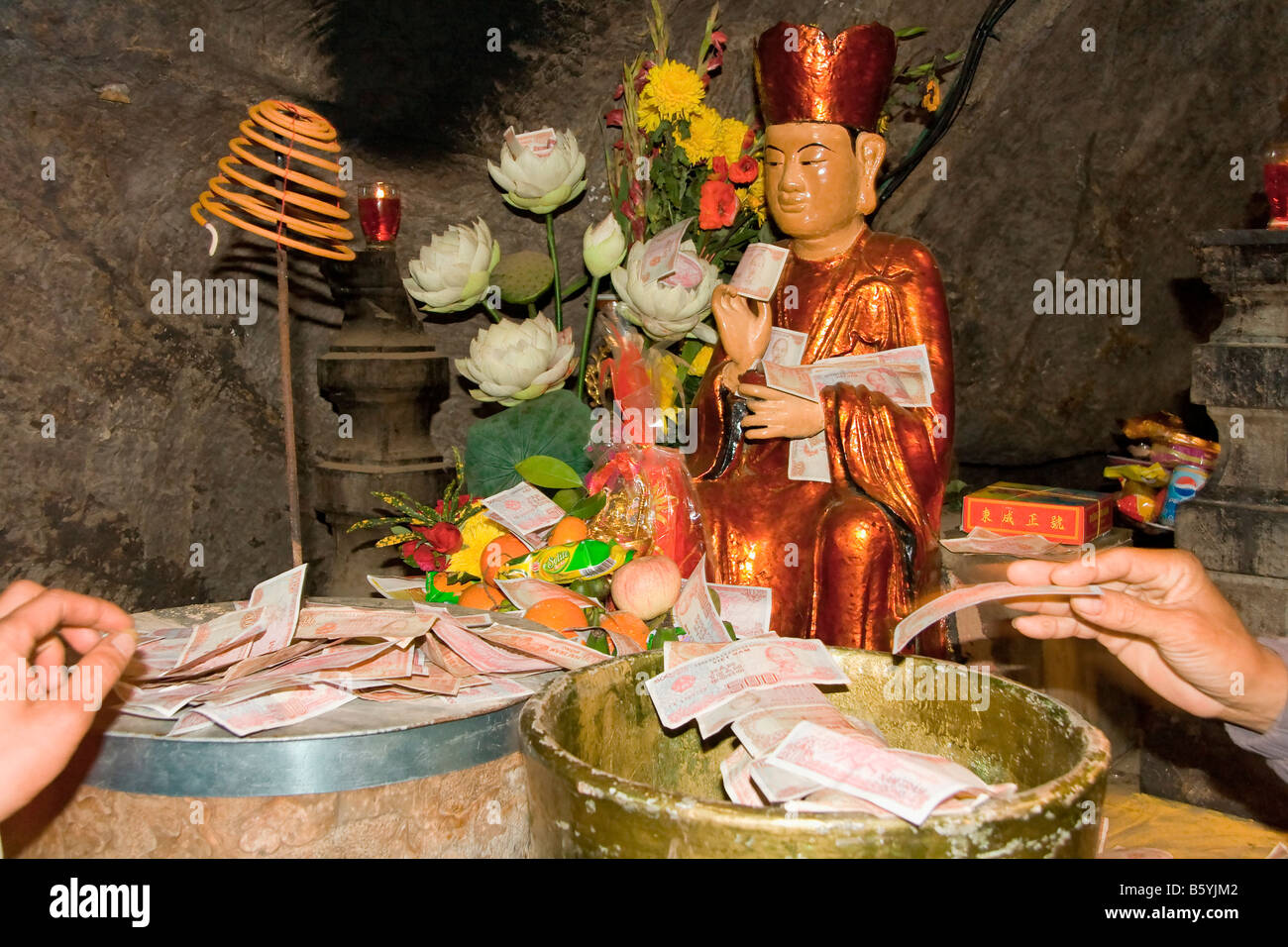 Vietnam wealth money statue colossal construction Stock Photo - Alamy
