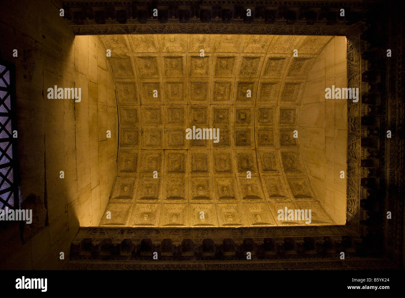 Roman ceiling in the baptistry remains of Diocletians Palace Split ...