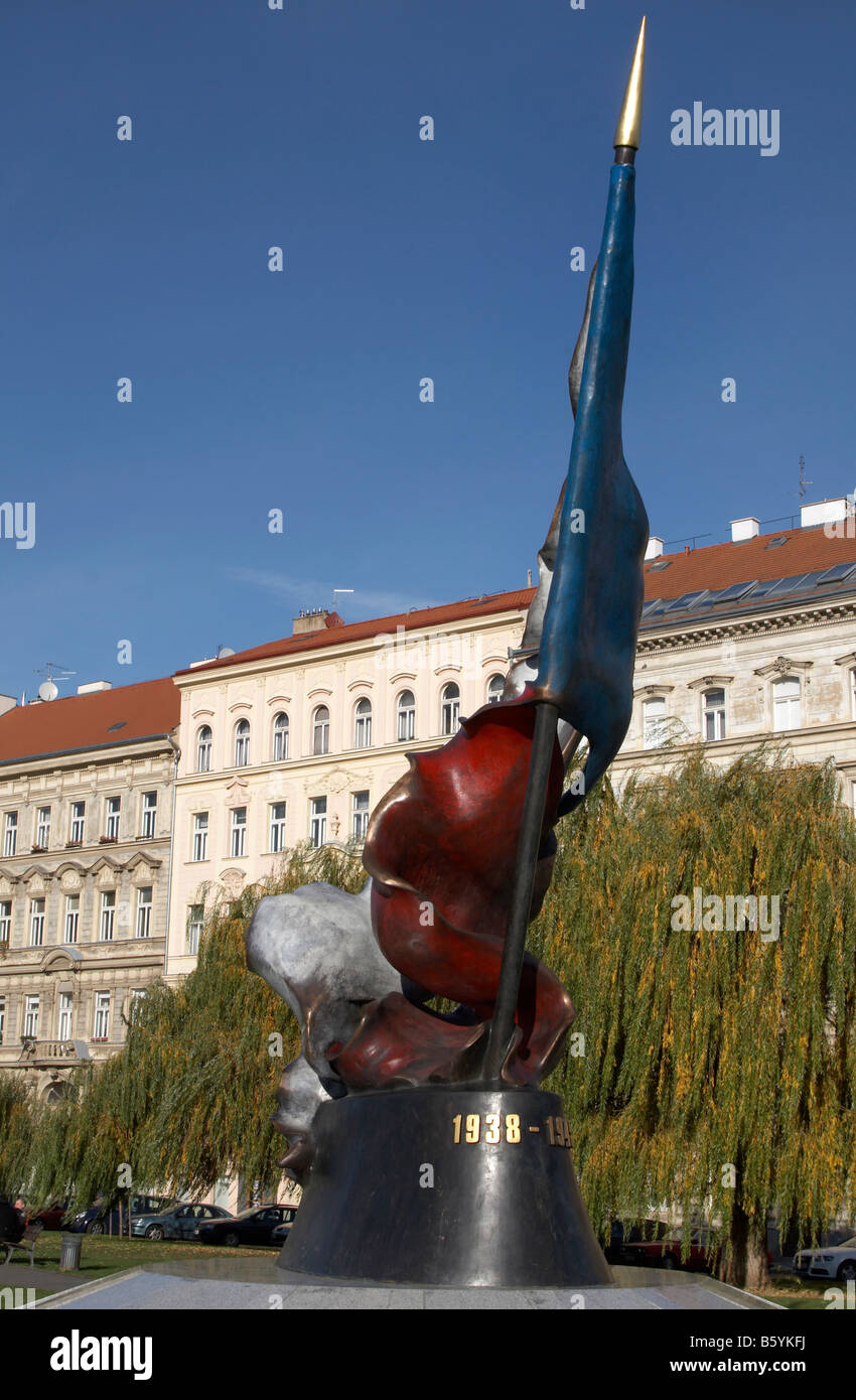 World War II Memorial in Mala Strana, Prague Stock Photo - Alamy