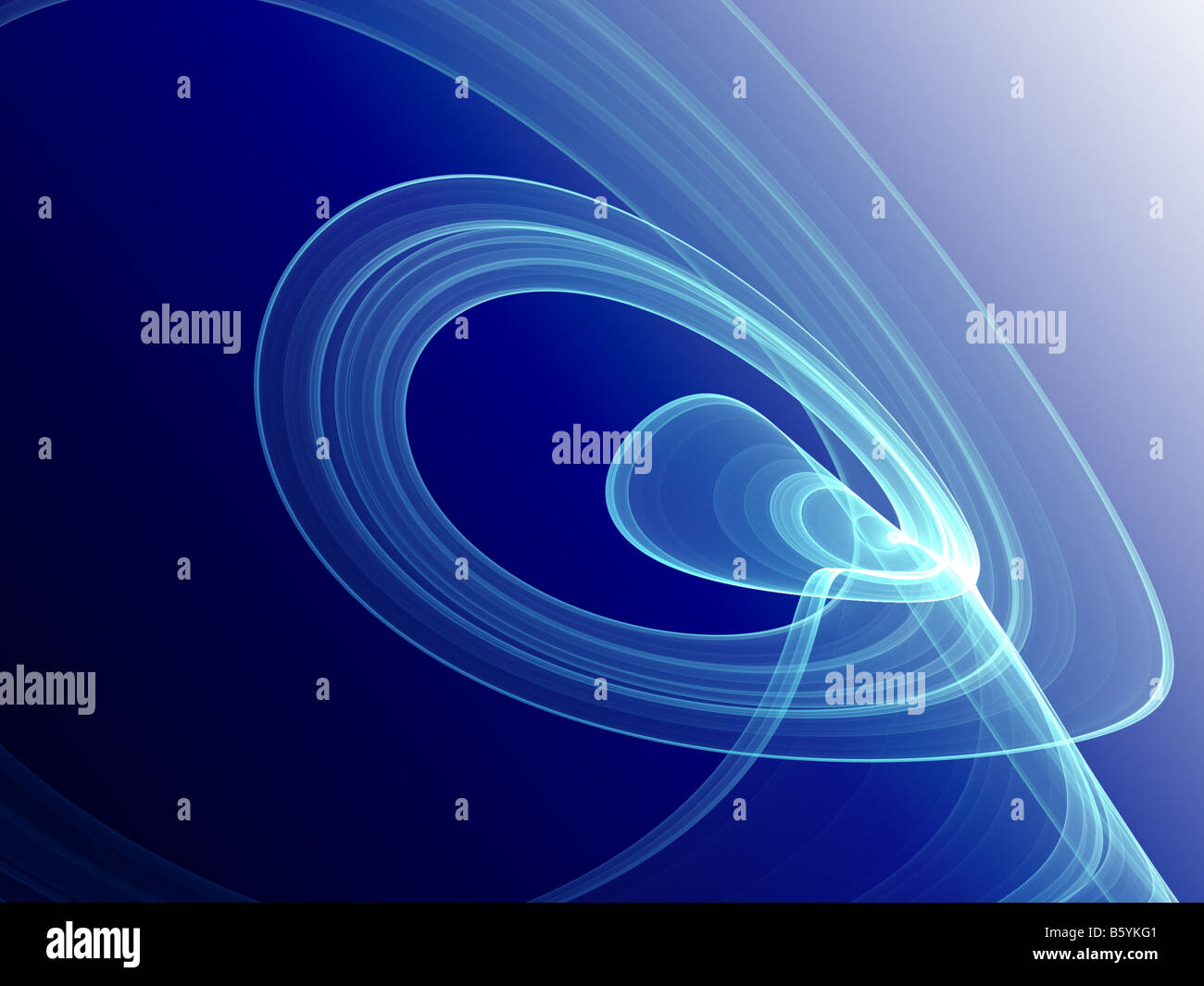 Abstract wallpaper illustration of wavy flowing energy and colors Stock ...