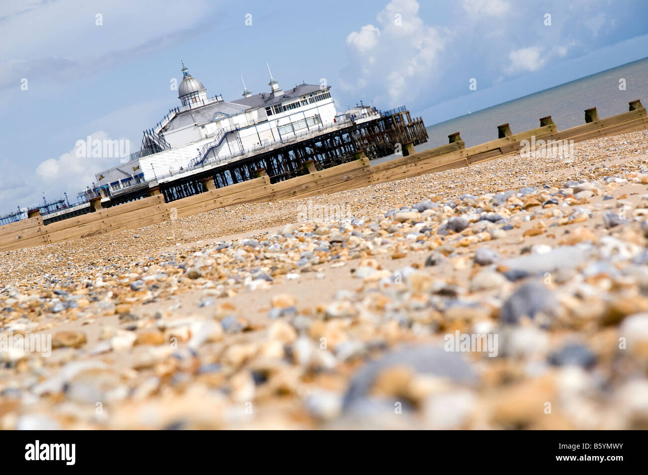 Beach groynes eastbourne sussex england hi-res stock photography and ...
