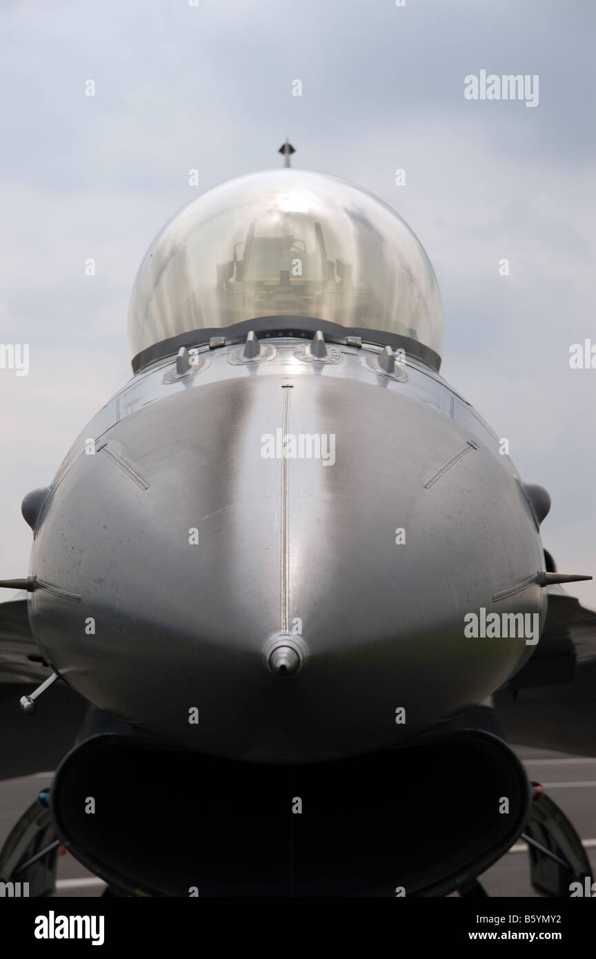 F16 FA Fighting Falcon nose cone at Biggin Hill airshow Stock Photo - Alamy