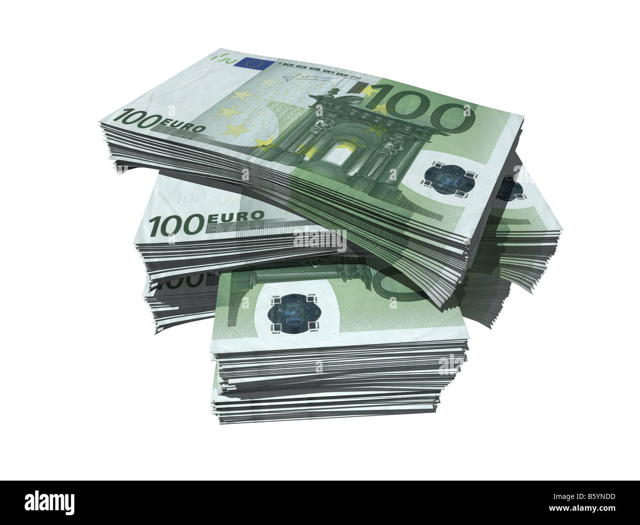 an euro note isolated over white background Stock Photo - Alamy