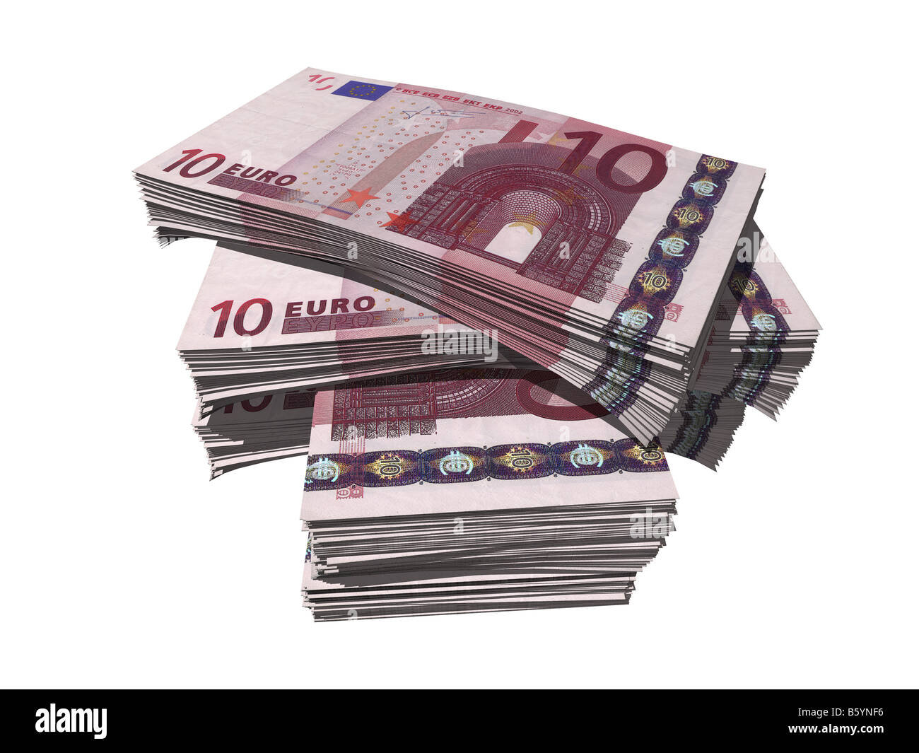 an euro note isolated over white background Stock Photo - Alamy