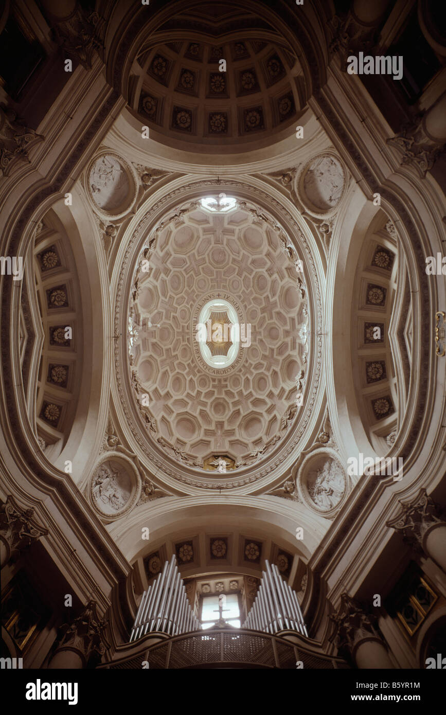 San carlo alle quattro fontane interior hi-res stock photography and ...