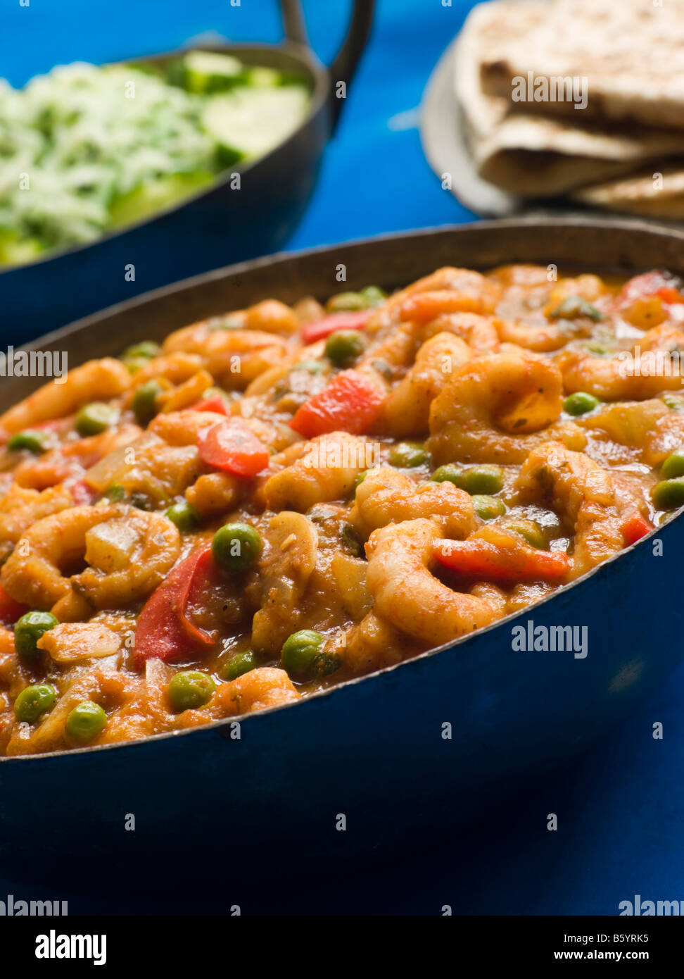 Indian prawn curry rice hi-res stock photography and images - Alamy