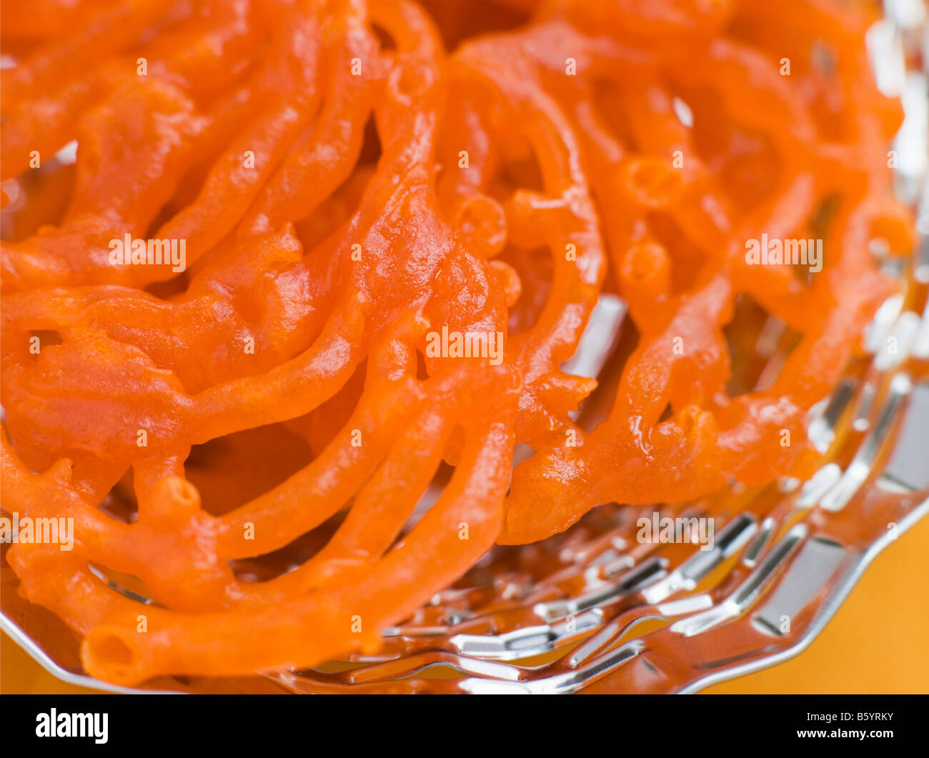 Plate of Jalebi Stock Photo - Alamy