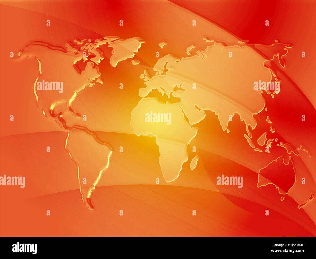 Angled world map hi-res stock photography and images - Alamy