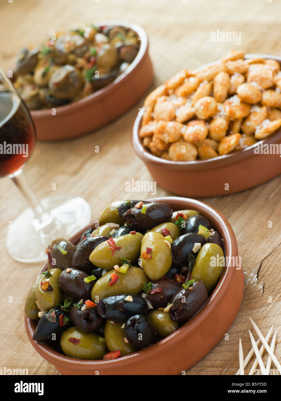 Selection of Tapas Stock Photo - Alamy