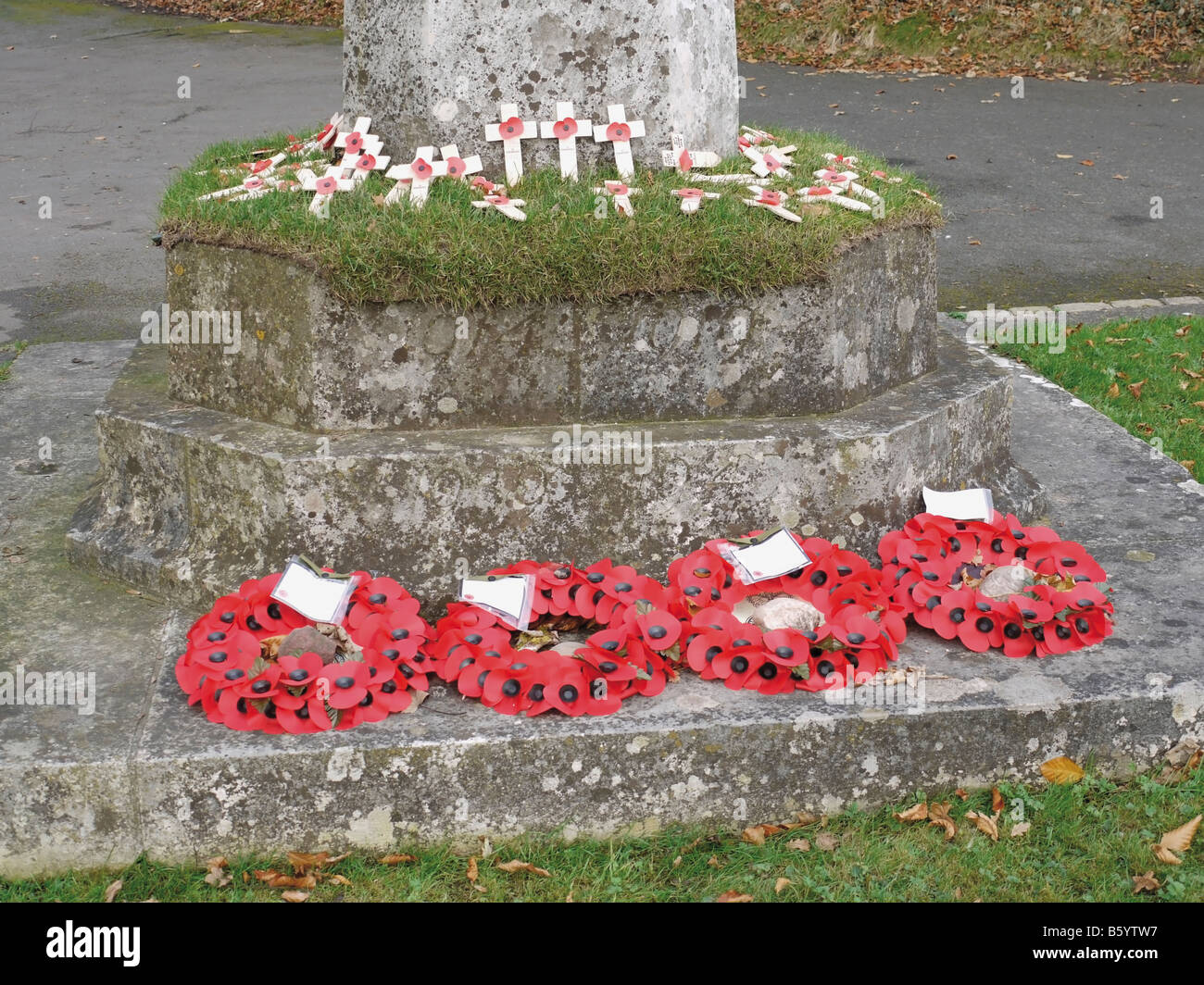 a remembrance sunday memorial Stock Photo - Alamy