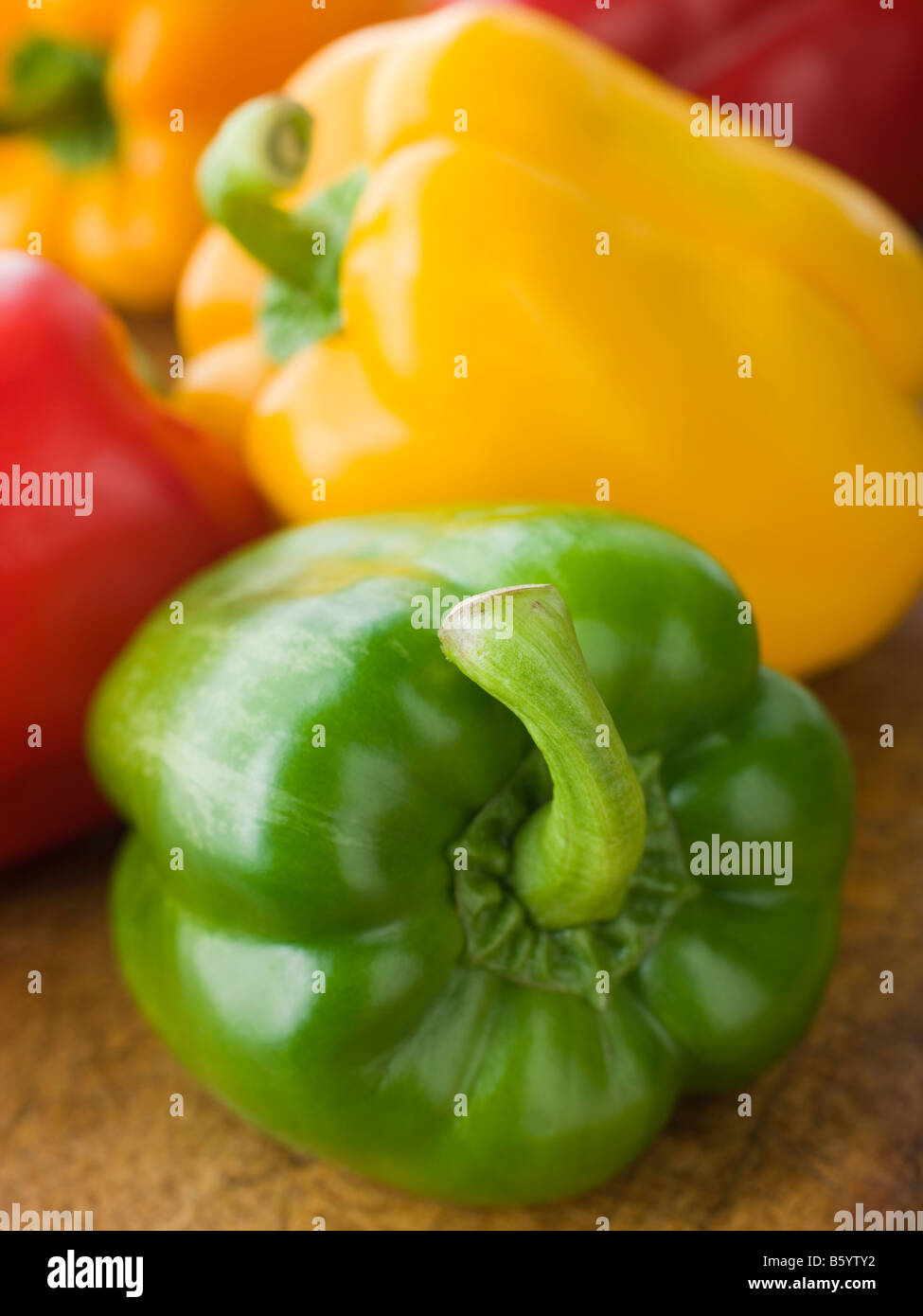 Different Coloured Peppers Stock Photo - Alamy