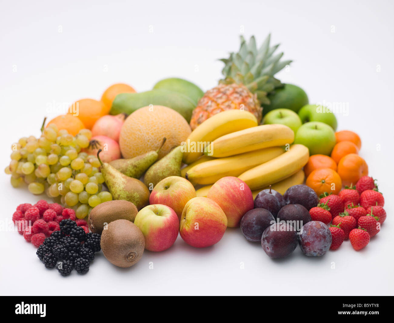 Selection Of Fresh Fruit Stock Photo - Alamy