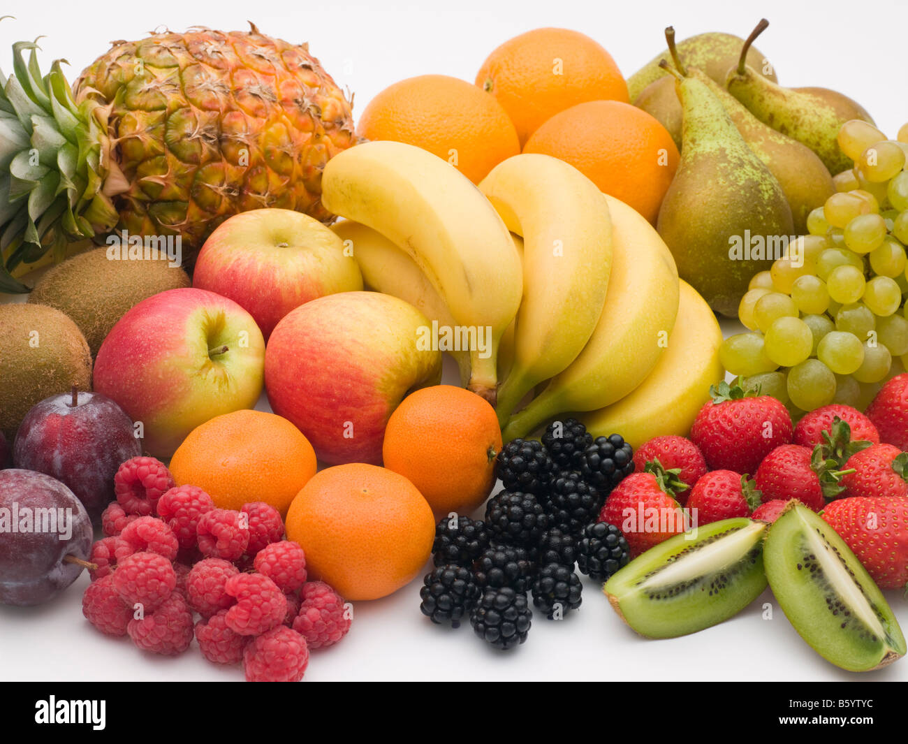 Colour color of fruit selection hi-res stock photography and images - Alamy
