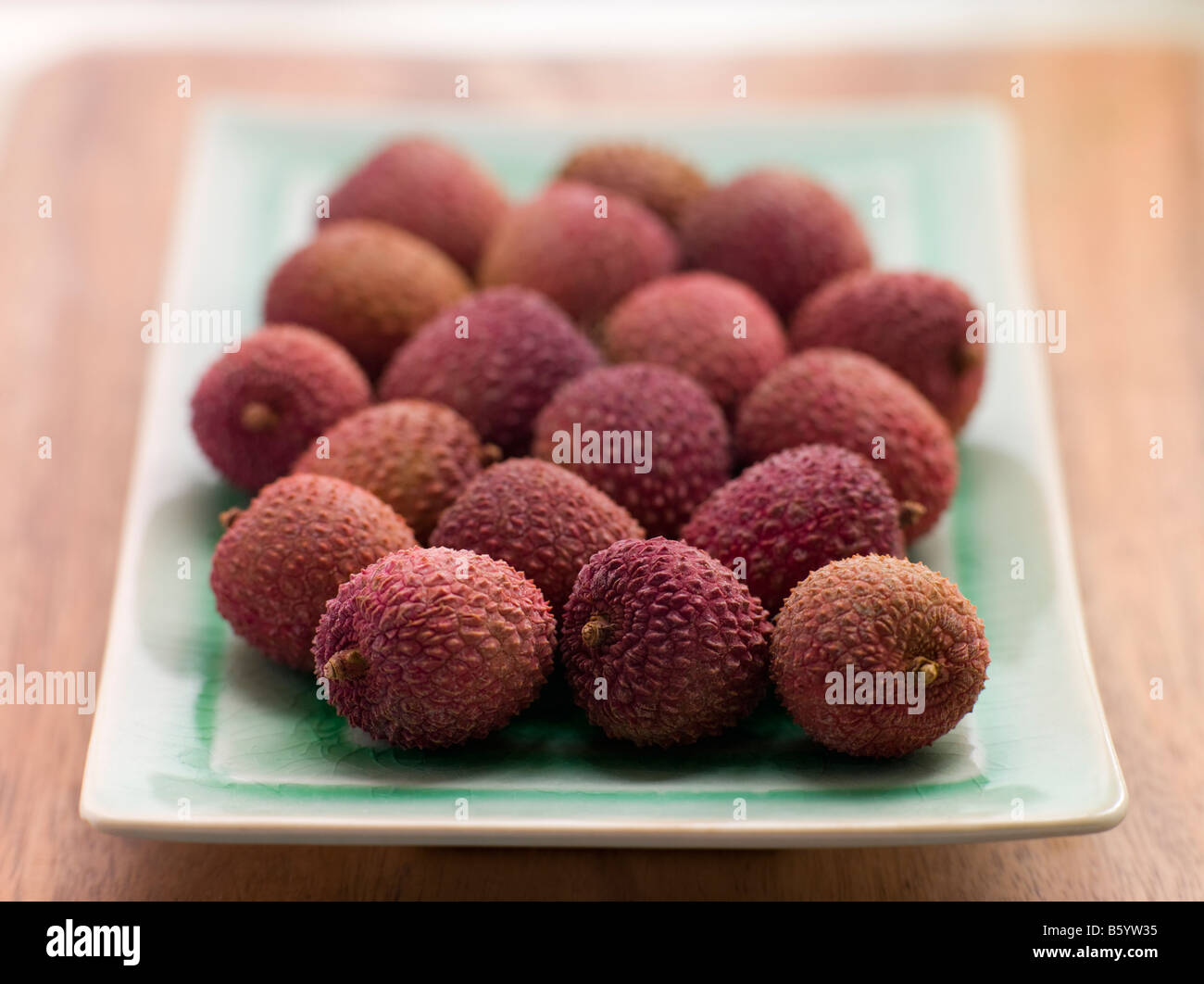 Lychees plate hi-res stock photography and images - Alamy