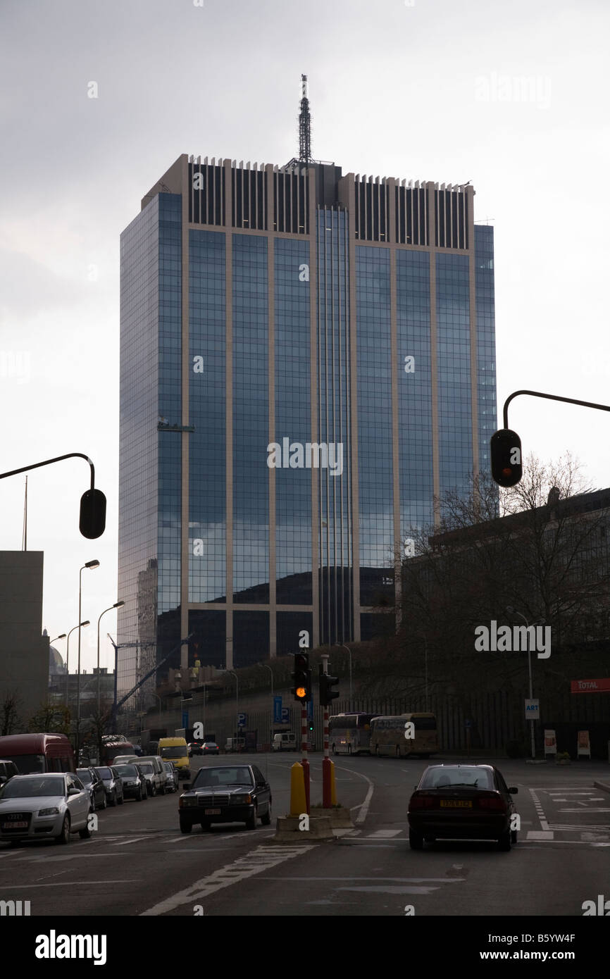 The Finance Tower in Brussels, Belgium. (44 Stock Photo - Alamy