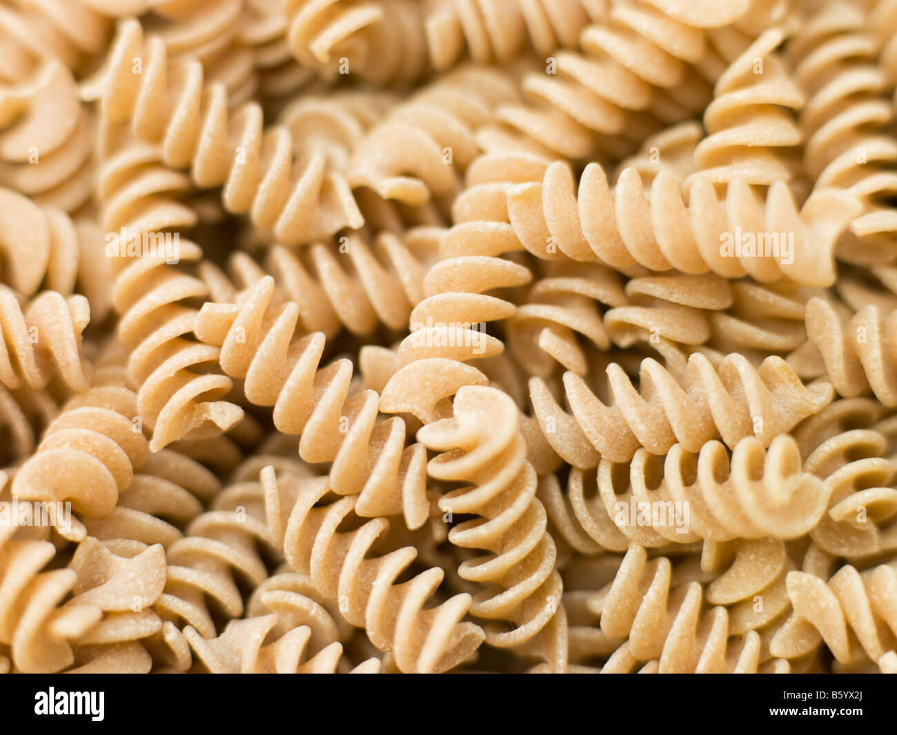 Wholewheat fusilli hi-res stock photography and images - Alamy