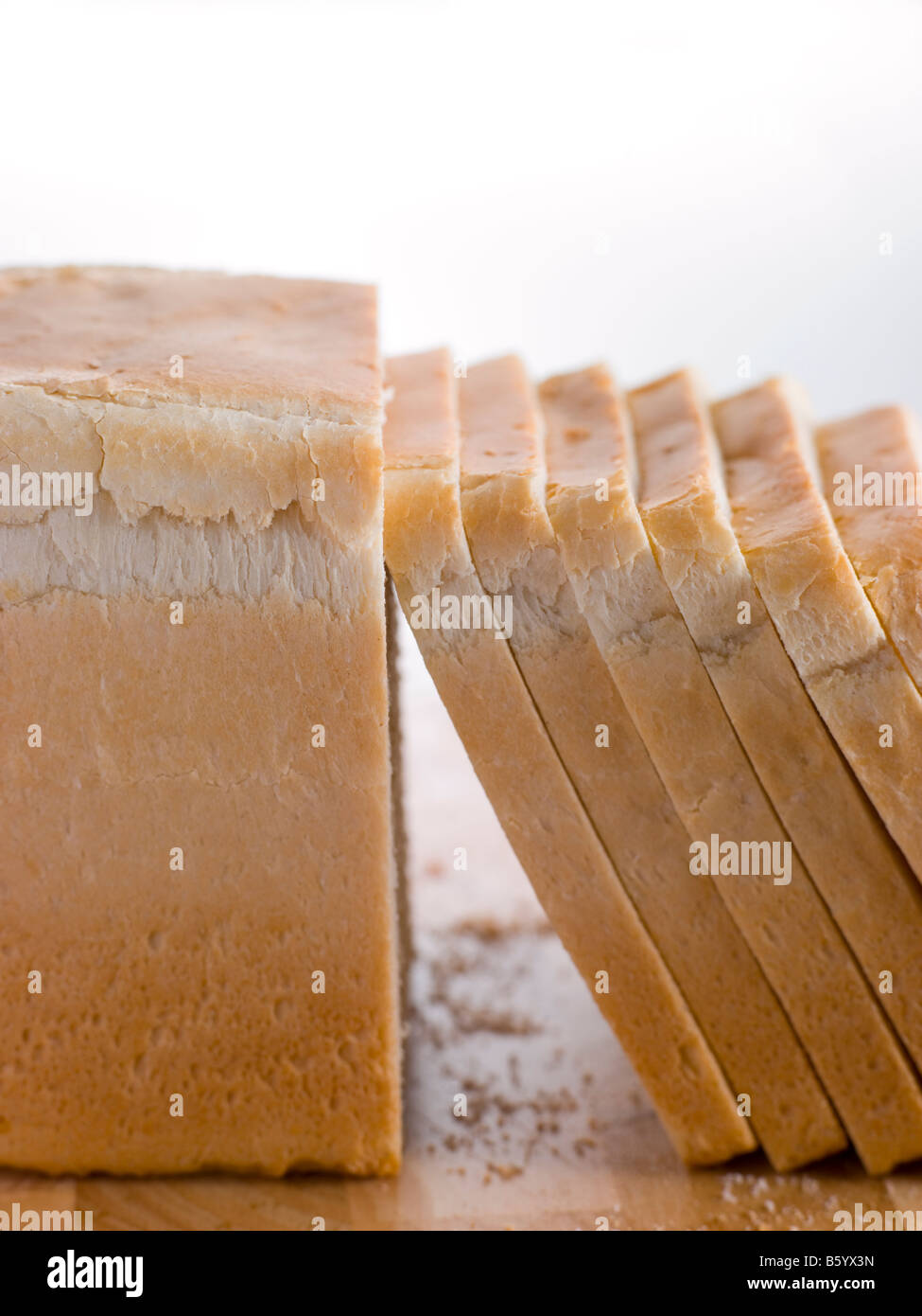 Sliced White Loaf Stock Photo - Alamy