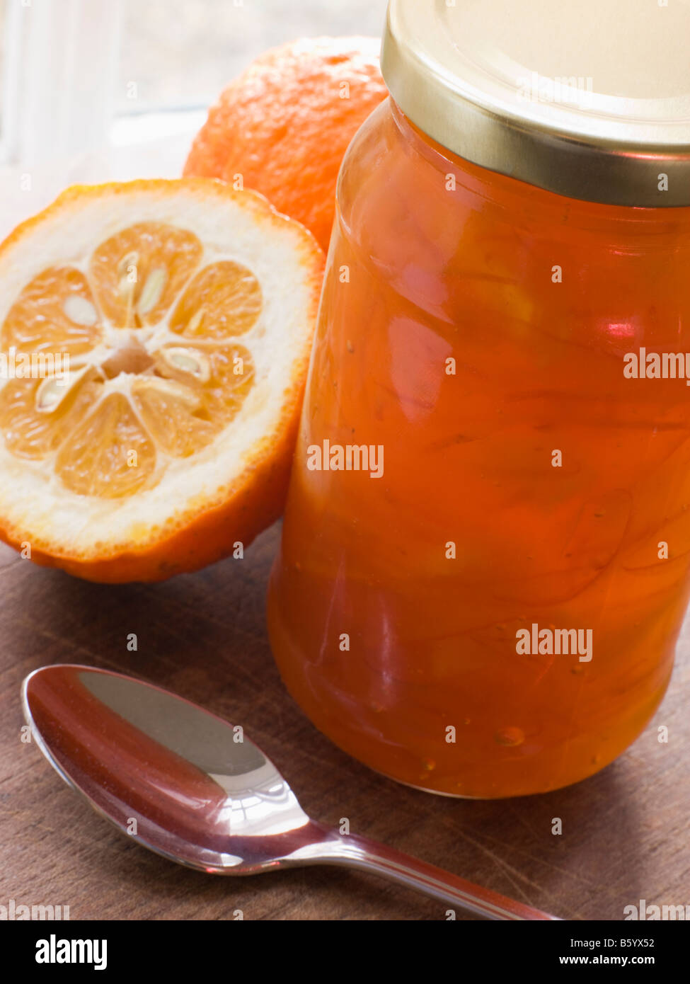 Spoon of orange marmalade hi-res stock photography and images - Alamy