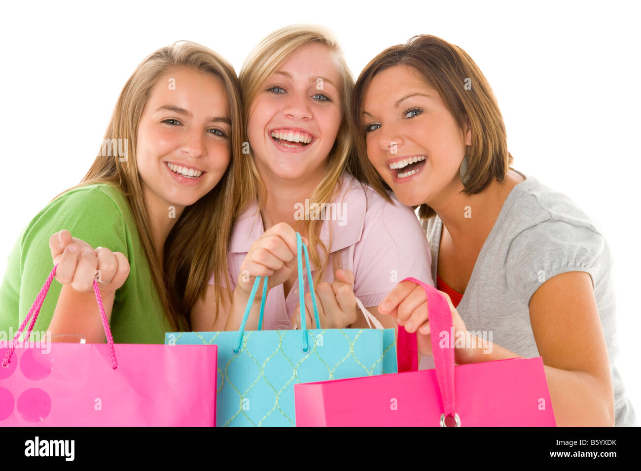 Girls holding shopping bag hi-res stock photography and images - Alamy