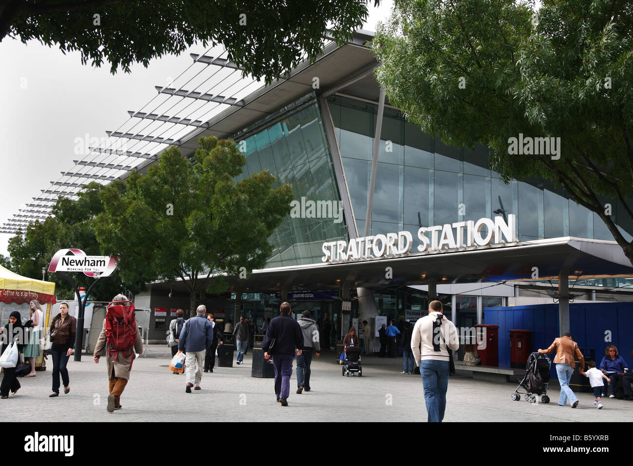 stratford 2012 olympics station tube underground Stock Photo - Alamy