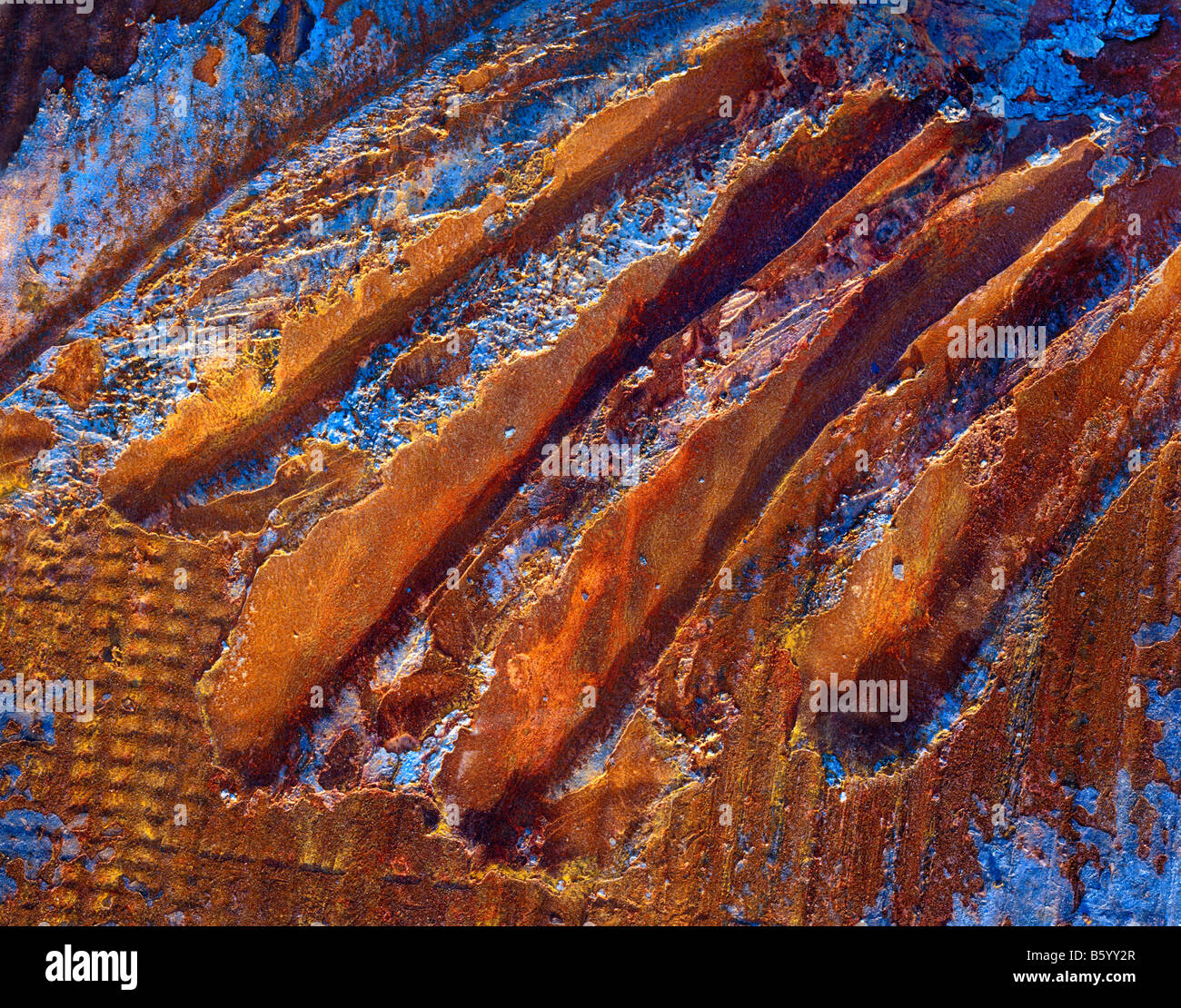Surface of a steelplate Stock Photo - Alamy