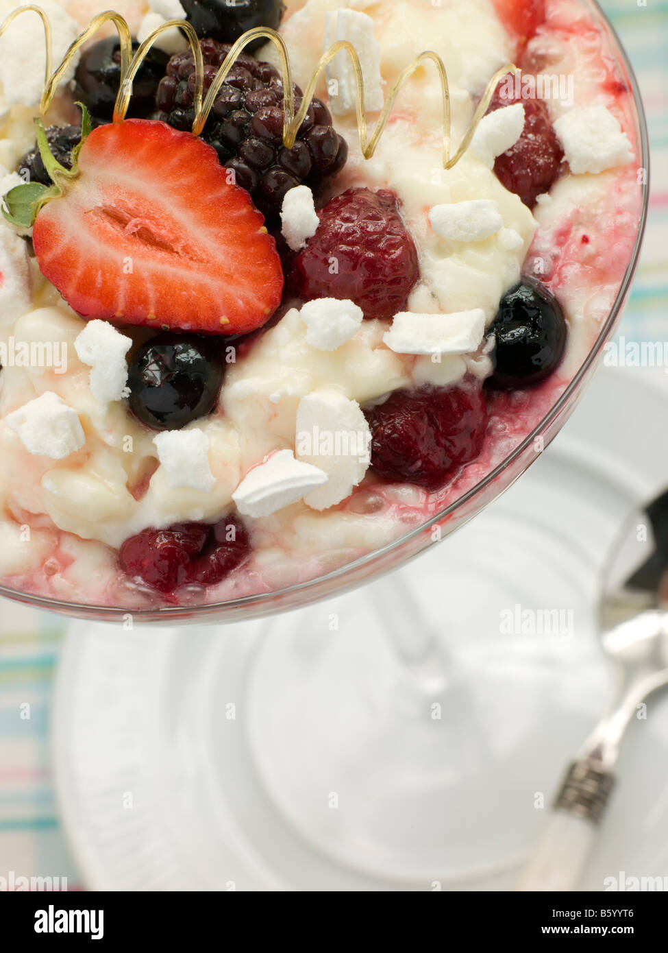 Eton mess blueberries hi-res stock photography and images - Alamy