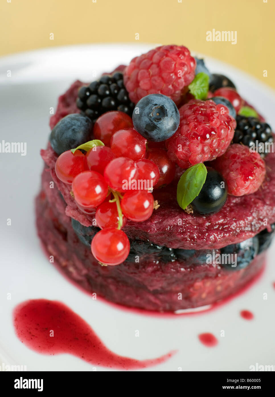 Individual english summer pudding dessert hi-res stock photography and ...