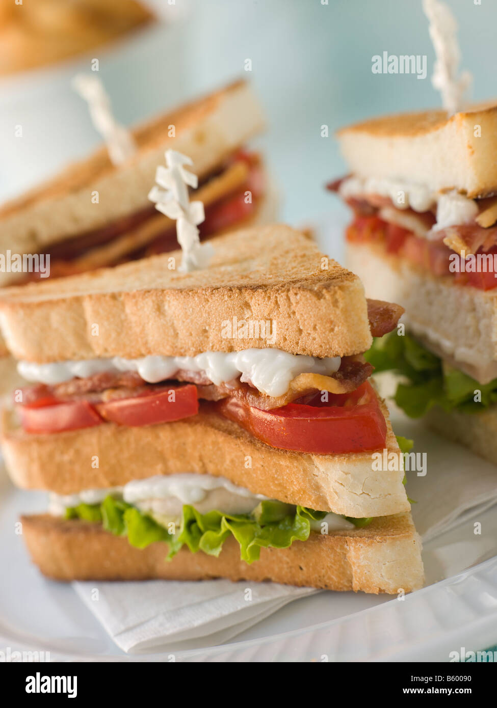 Triple decker sandwich hi-res stock photography and images - Alamy