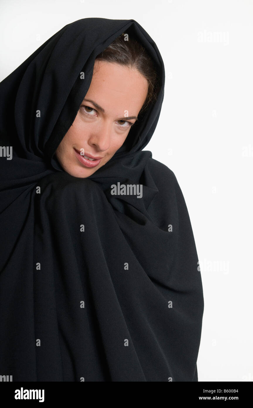 Female model with a veil Stock Photo - Alamy