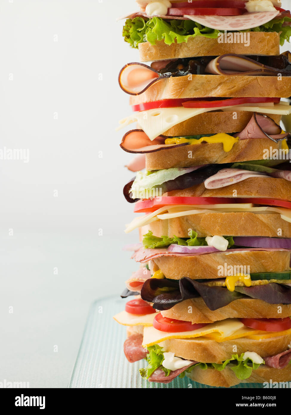 Dagwood Tower Sandwich Stock Photo - Alamy