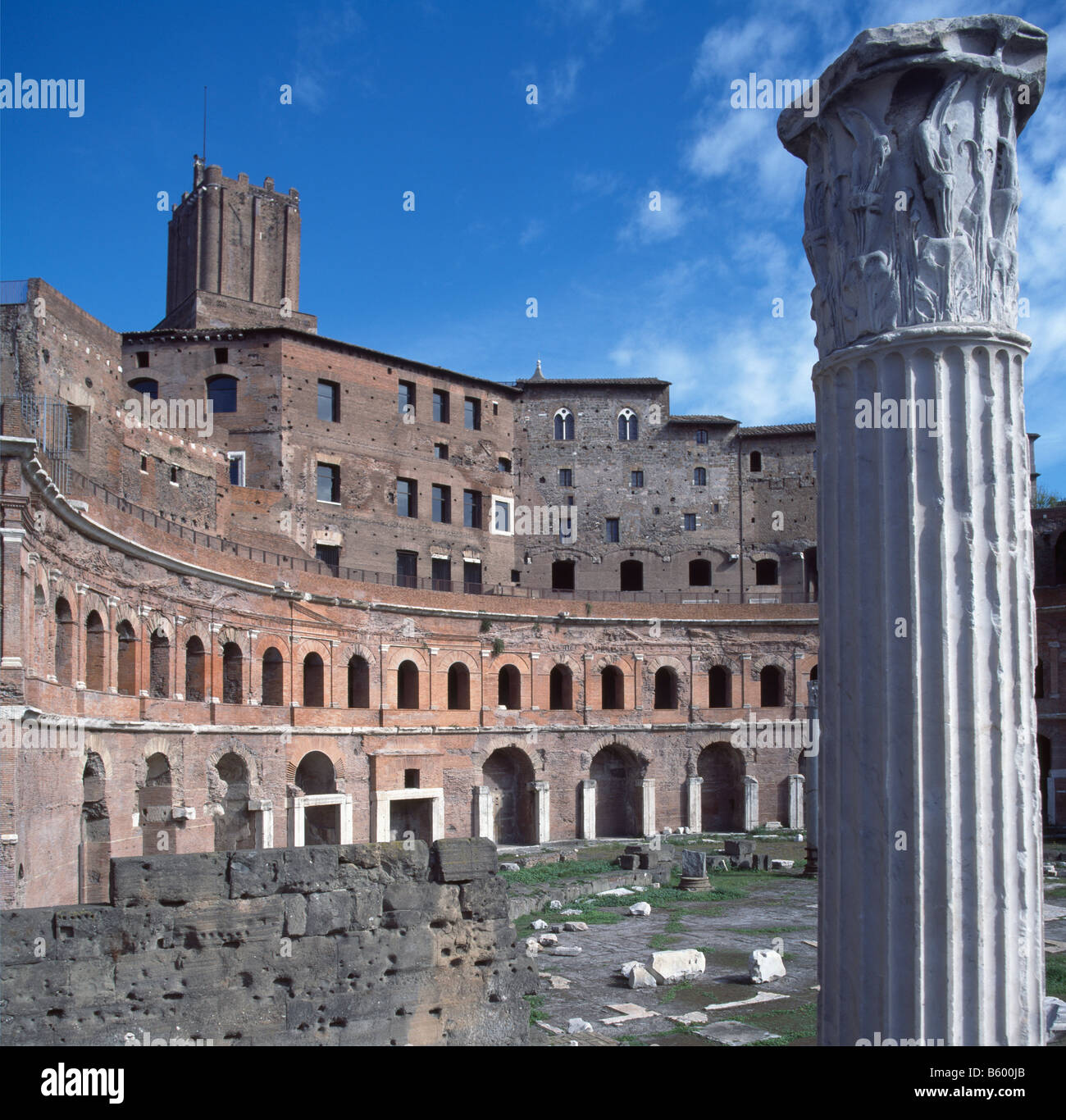Trajan'S Forum: Market Stock Photo - Alamy
