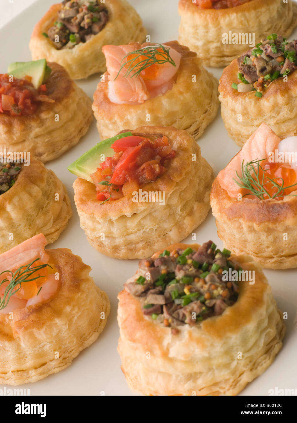 Selection of canapes hi-res stock photography and images - Alamy