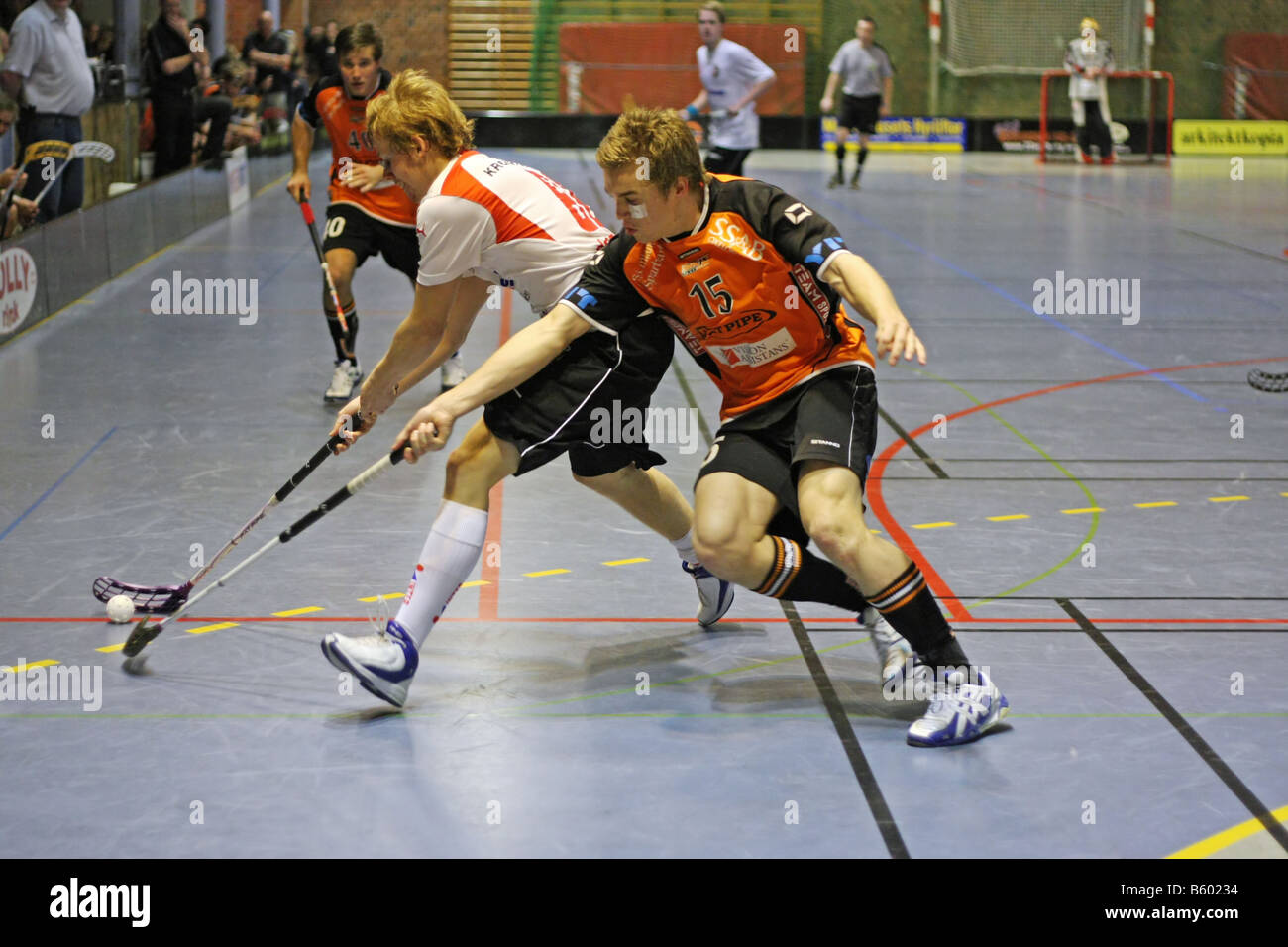 Floorball game hi-res stock photography and images - Alamy