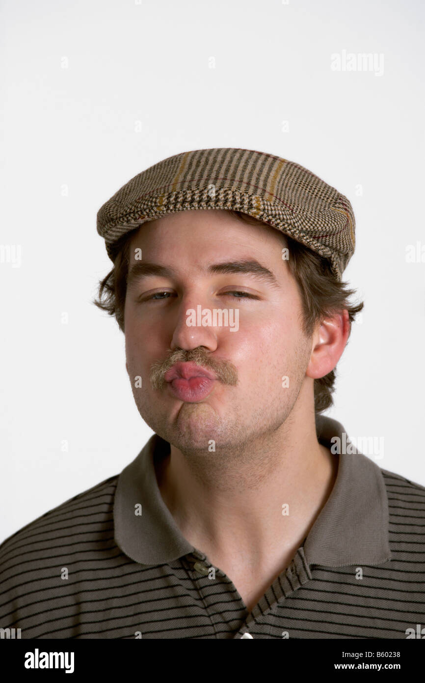 MAN WITH MOUSTACHE Stock Photo - Alamy