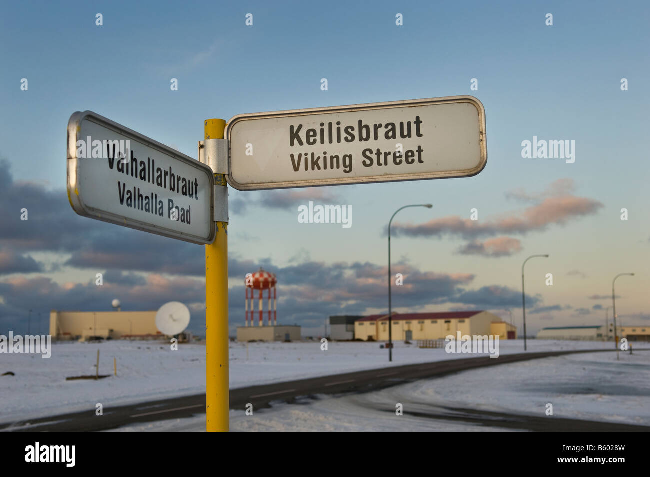 The abandoned Nato base in Keflavik, Iceland. Part of the base is being ...