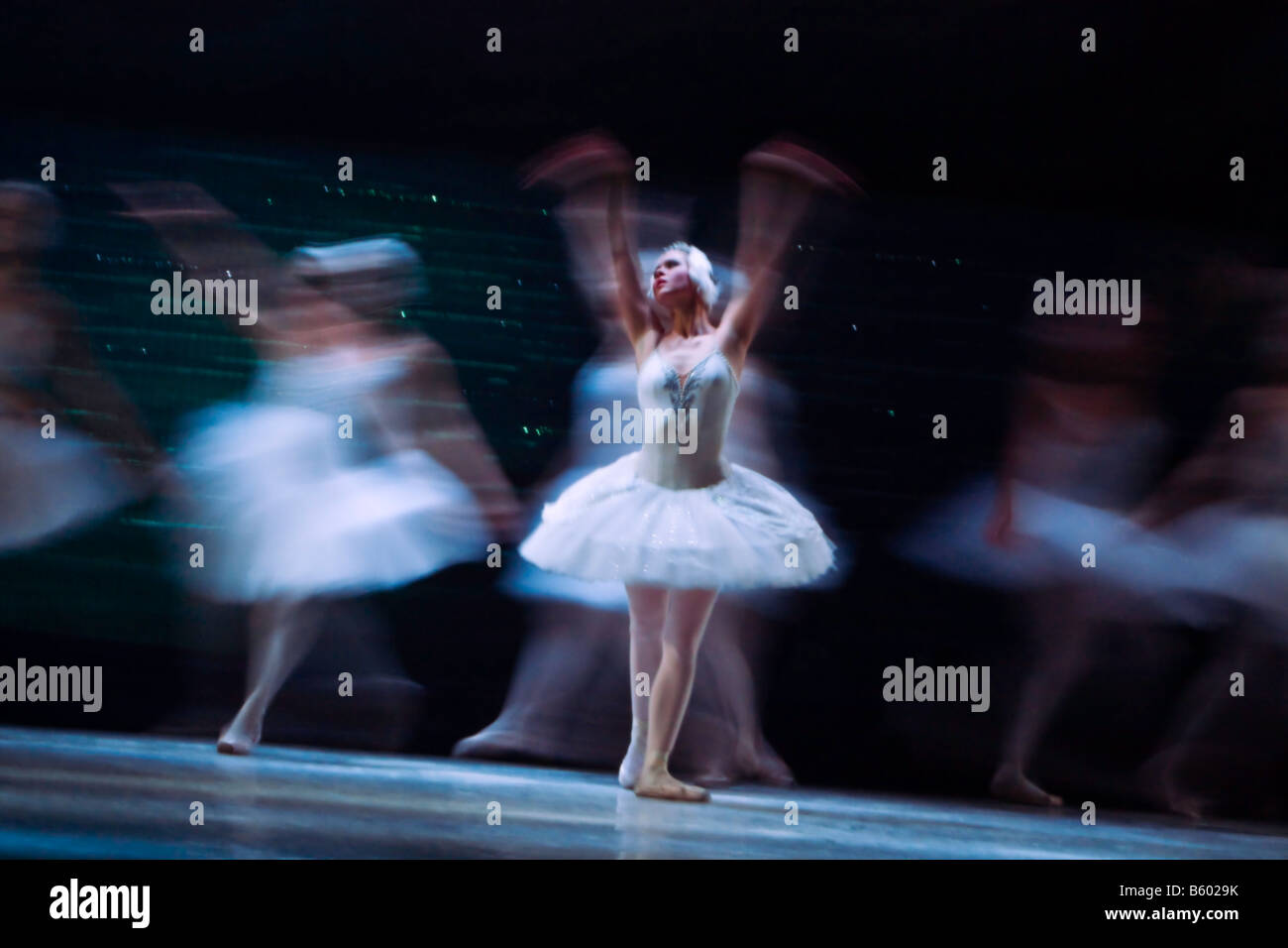 Classical Ballet Scene "Swan Lake Stock Photo - Alamy