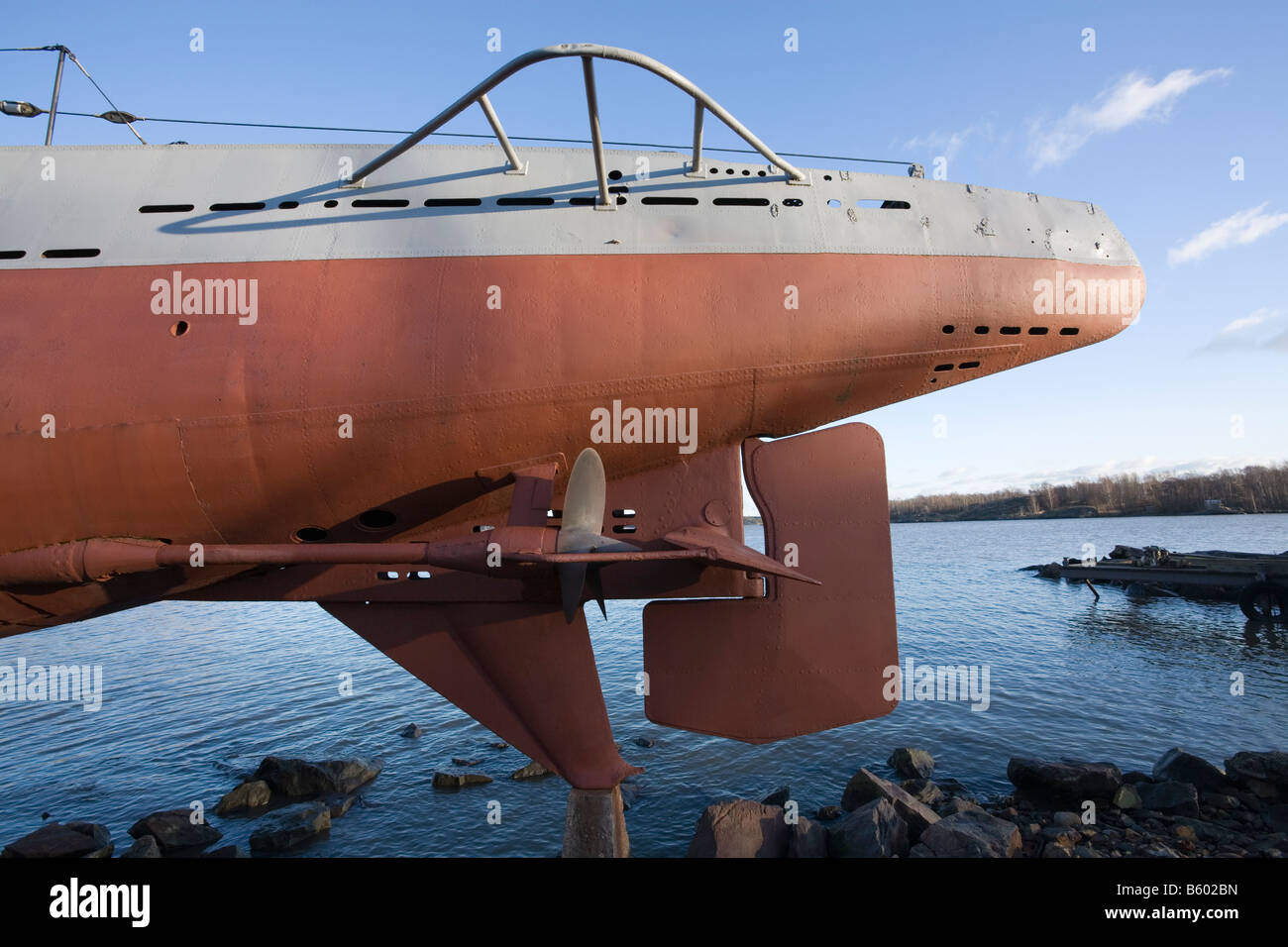 Submarine Vesikko on display in Suomenlinna Helsinki Stock Photo - Alamy
