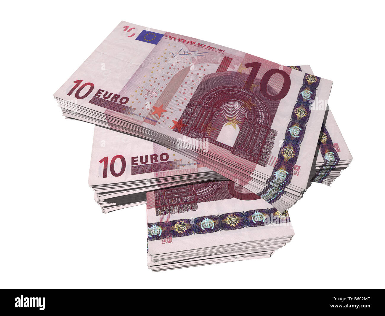 an euro note isolated over white background Stock Photo - Alamy