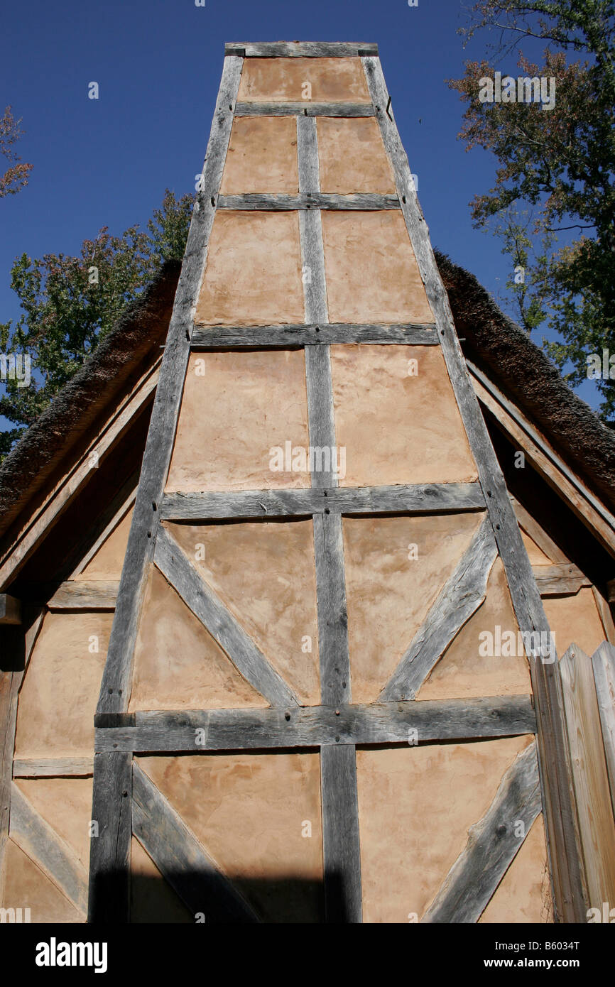 Chimney of Mt. Malady, America's first hospital, located at the ...