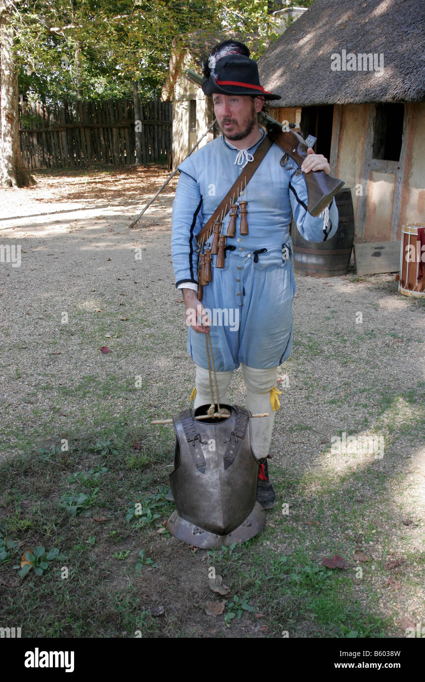 Historical interpreter at Henricus Virginia, the first city of the new ...