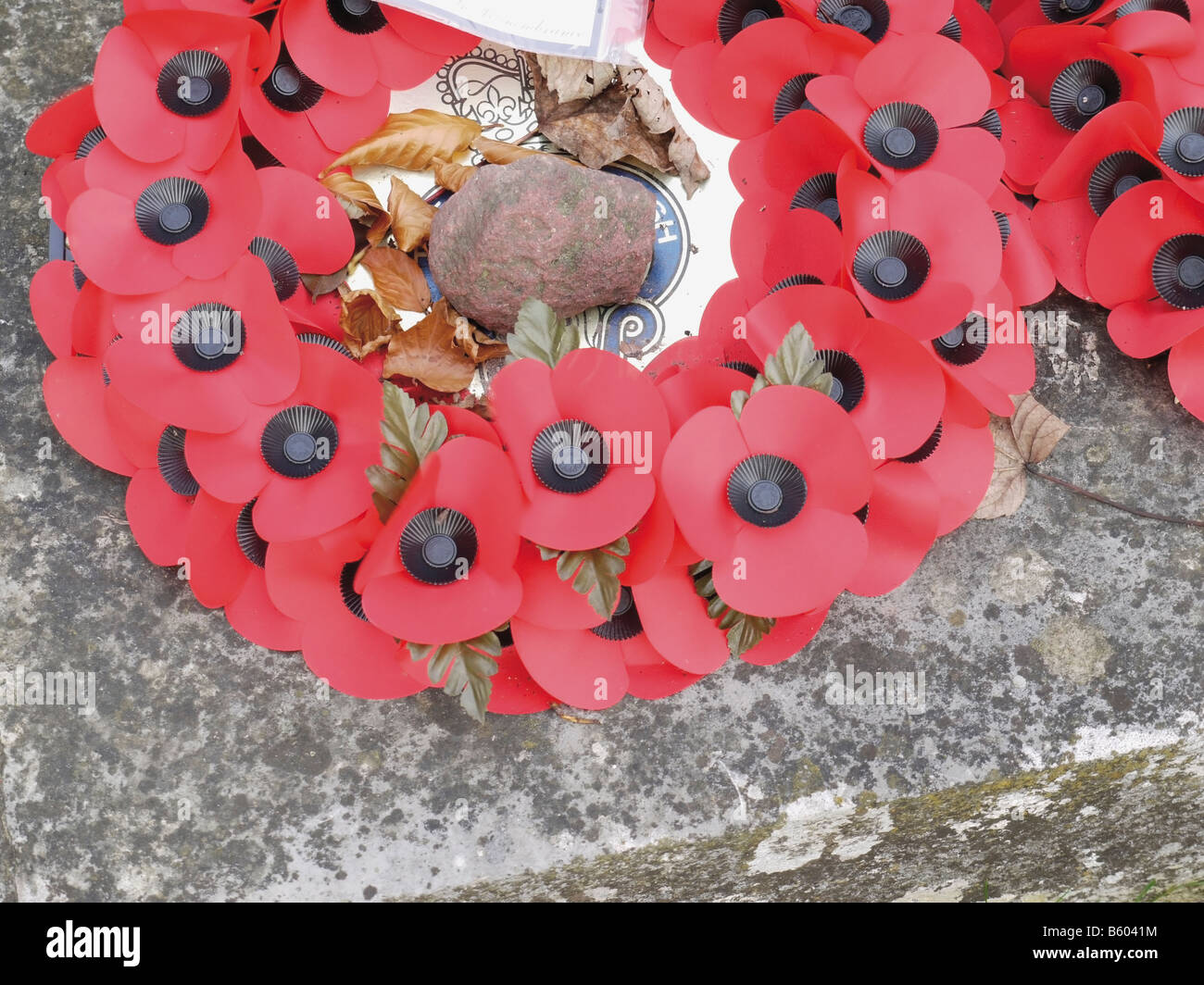 a remembrance sunday memorial Stock Photo - Alamy