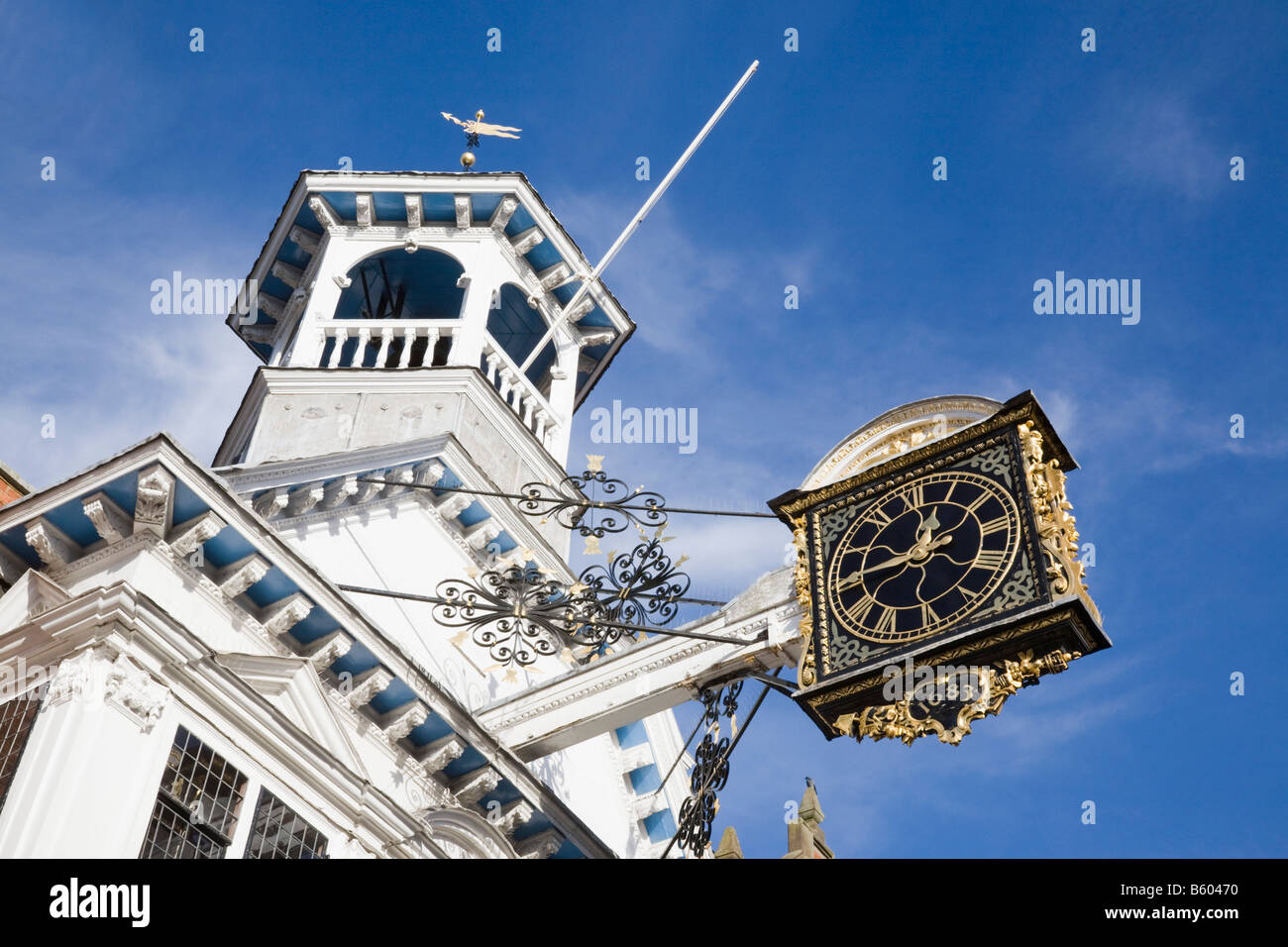 Guildhall historic clock hi-res stock photography and images - Alamy