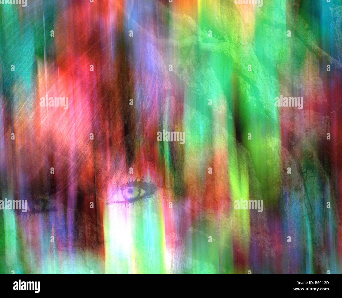 DIGITAL ART: Colours of Eve (Calendar Concept Stock Photo - Alamy