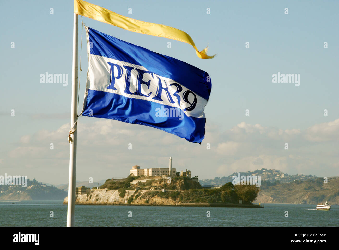 Alcatraz Island from Pier 39 Stock Photo - Alamy